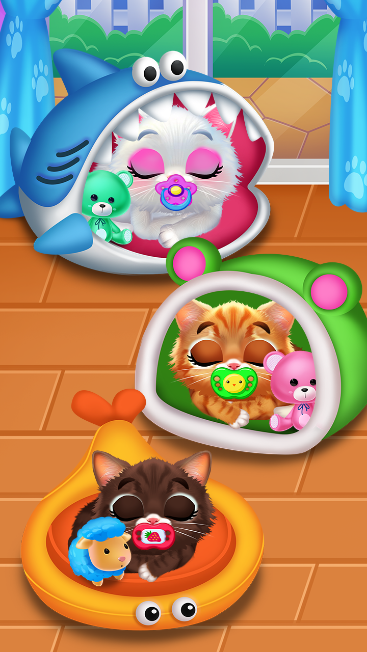 Pet Kitty Cat - Virtual Pet Cats and Kitten Tamagotchi Simulator Games ...