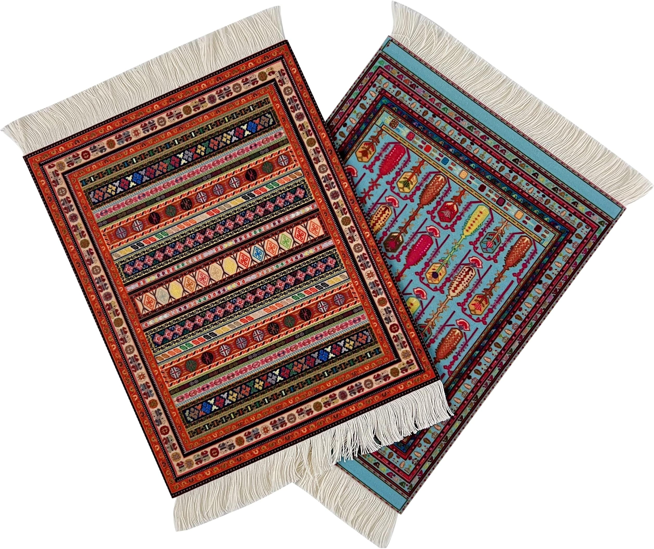 Amazon.com: kotoyas Rug Mouse Pad, 3 Pack Woven Rug Bohemian Style ...
