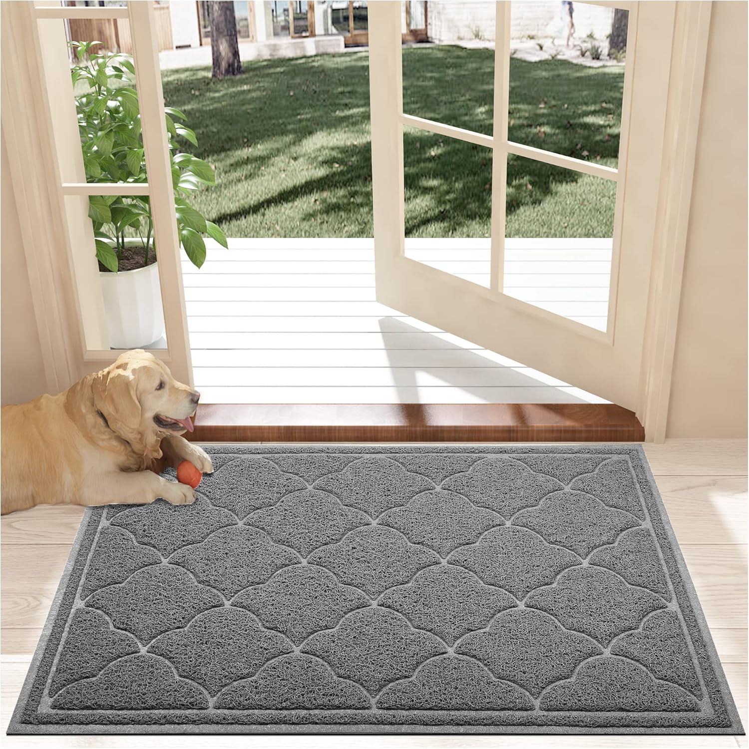 Amazon.com: Quiar Door Mat, Large 36"x24" Front Door Mat, Non Slip ...