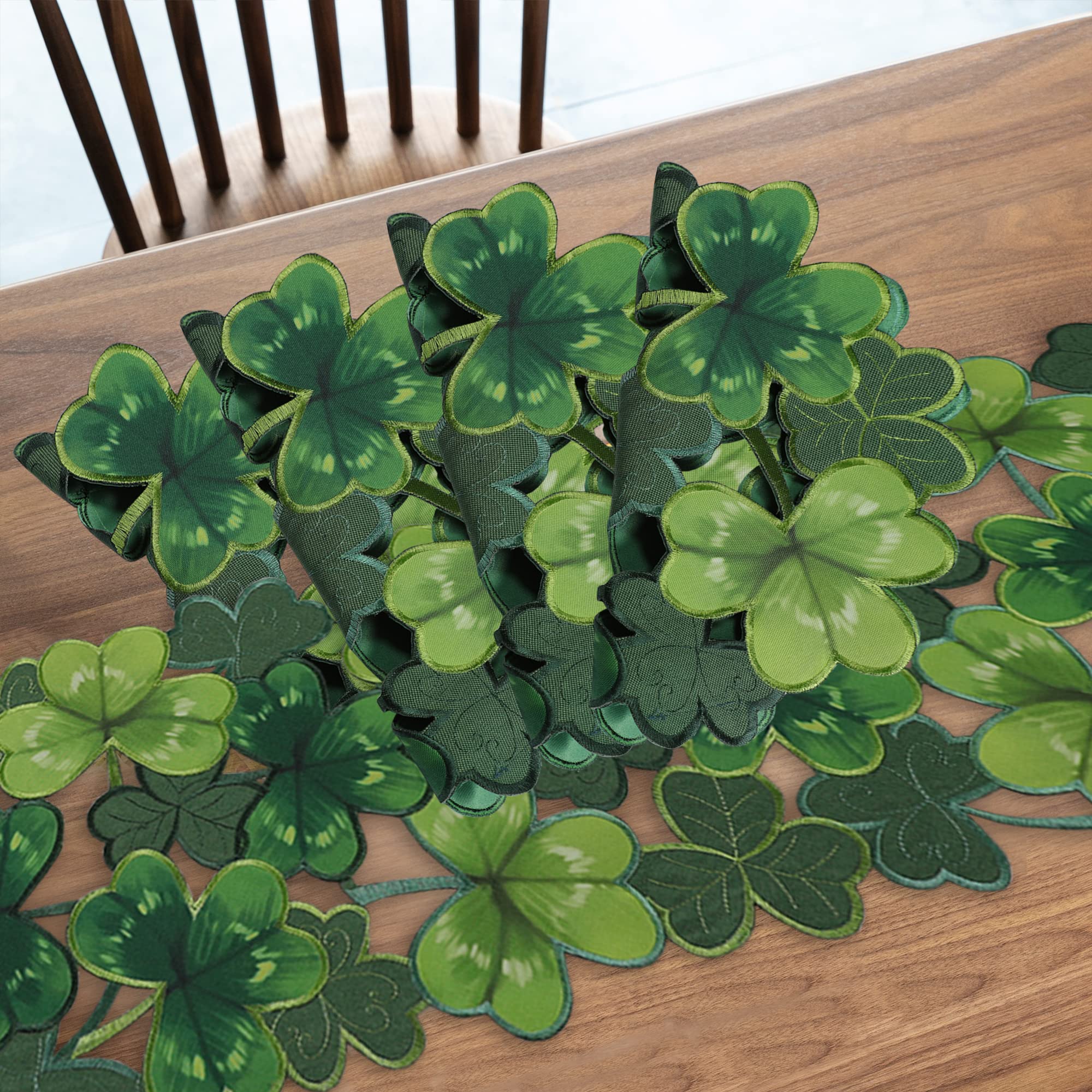 Snapklik Owenie Embroidered St Patricks Day Table Runner Small
