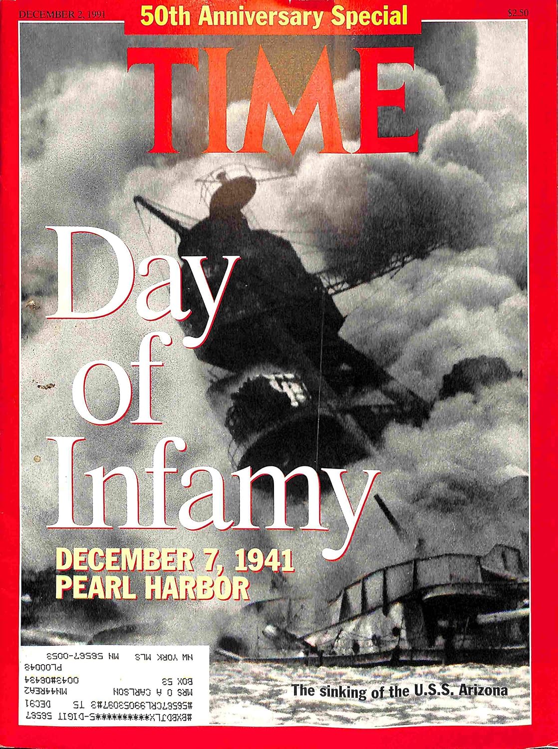 Time Magazine December 2 1991 50th Anniversary Special Day of Infamy ...