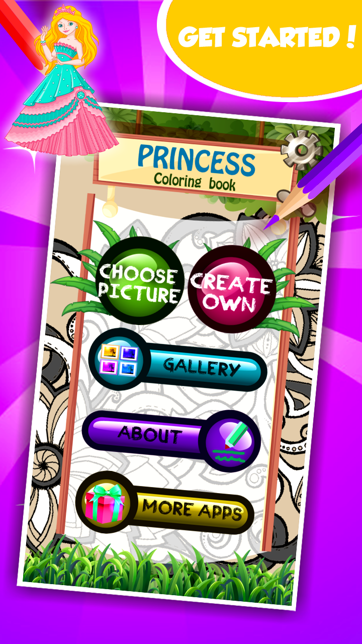 Princess Coloring Book - App on Amazon Appstore