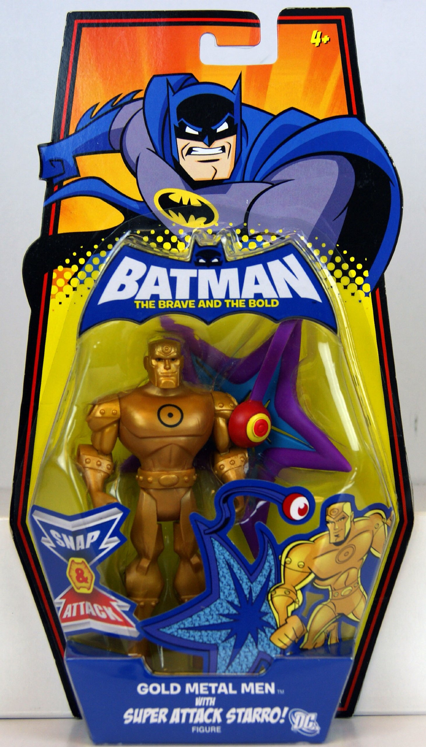 Buy Batman The Brave And The Bold Gold Metal Men with Super Attack ...