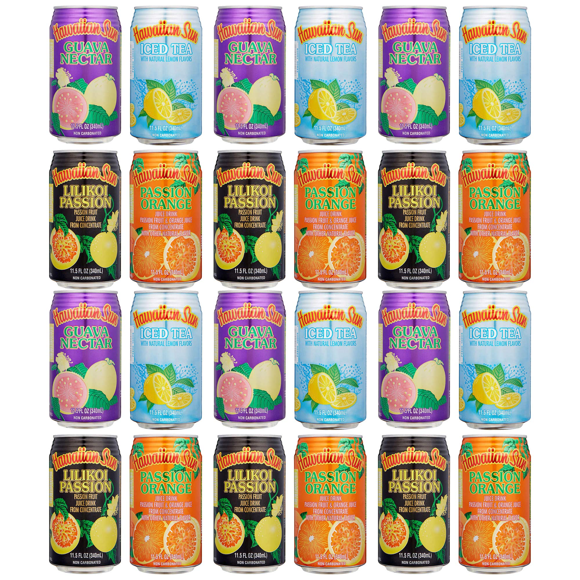 Pack Of 24 Hawaiian Sun Fruit Drink Variety Pack Guava | Desertcart ...