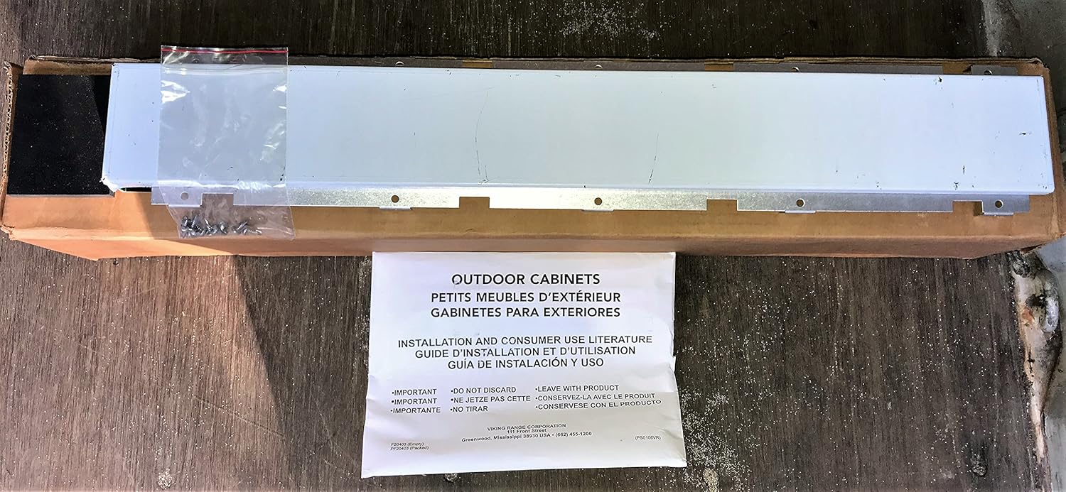 Amazon.com: Viking VBPFLR4SS 4" Stainless Back Panel for Use with ...