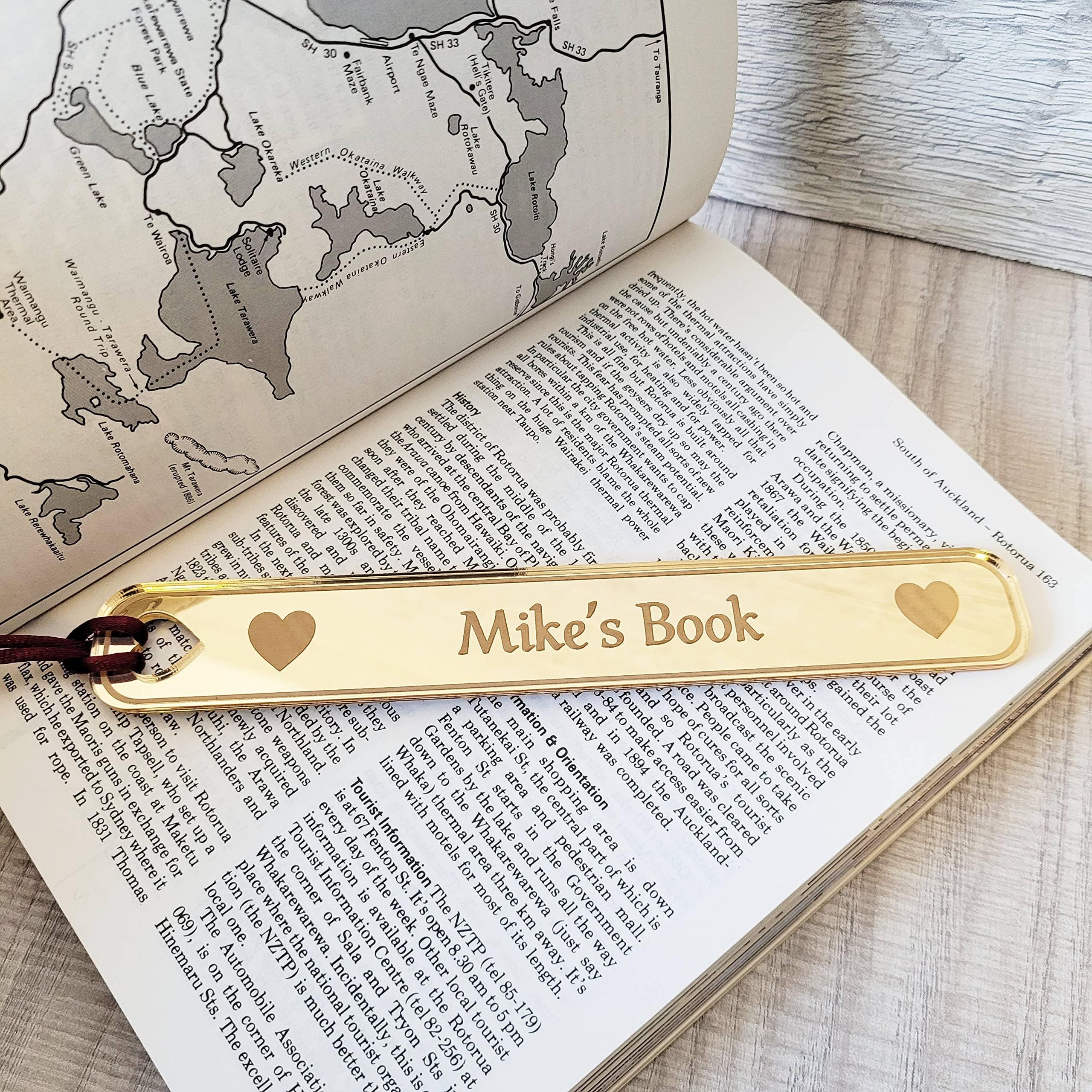 Fancy Crafts Personalised Gifts Bookmark for Children Kids Boys Men ...