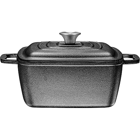 Amazon.com : Camp Chef Square Dutch Oven, True Seasoned Finish Cast ...