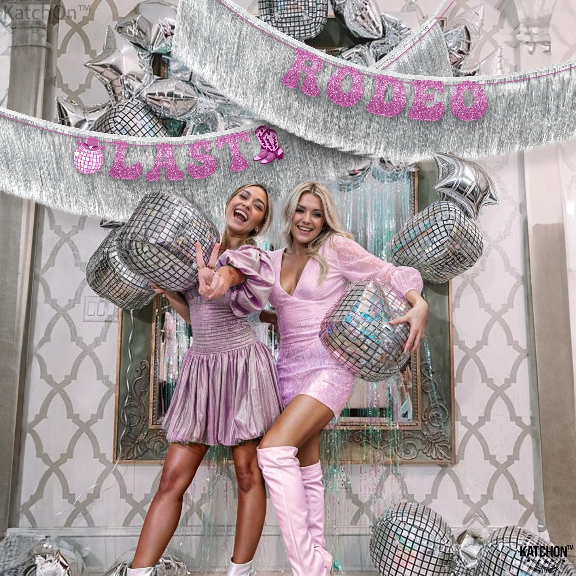 Metallic Fringe Banners Bags Amazon.com: 6 Pack 10 Feet Silver Foil