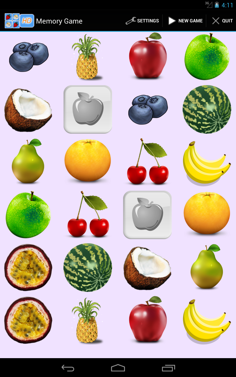 Kids Memory Game - App on the Amazon Appstore