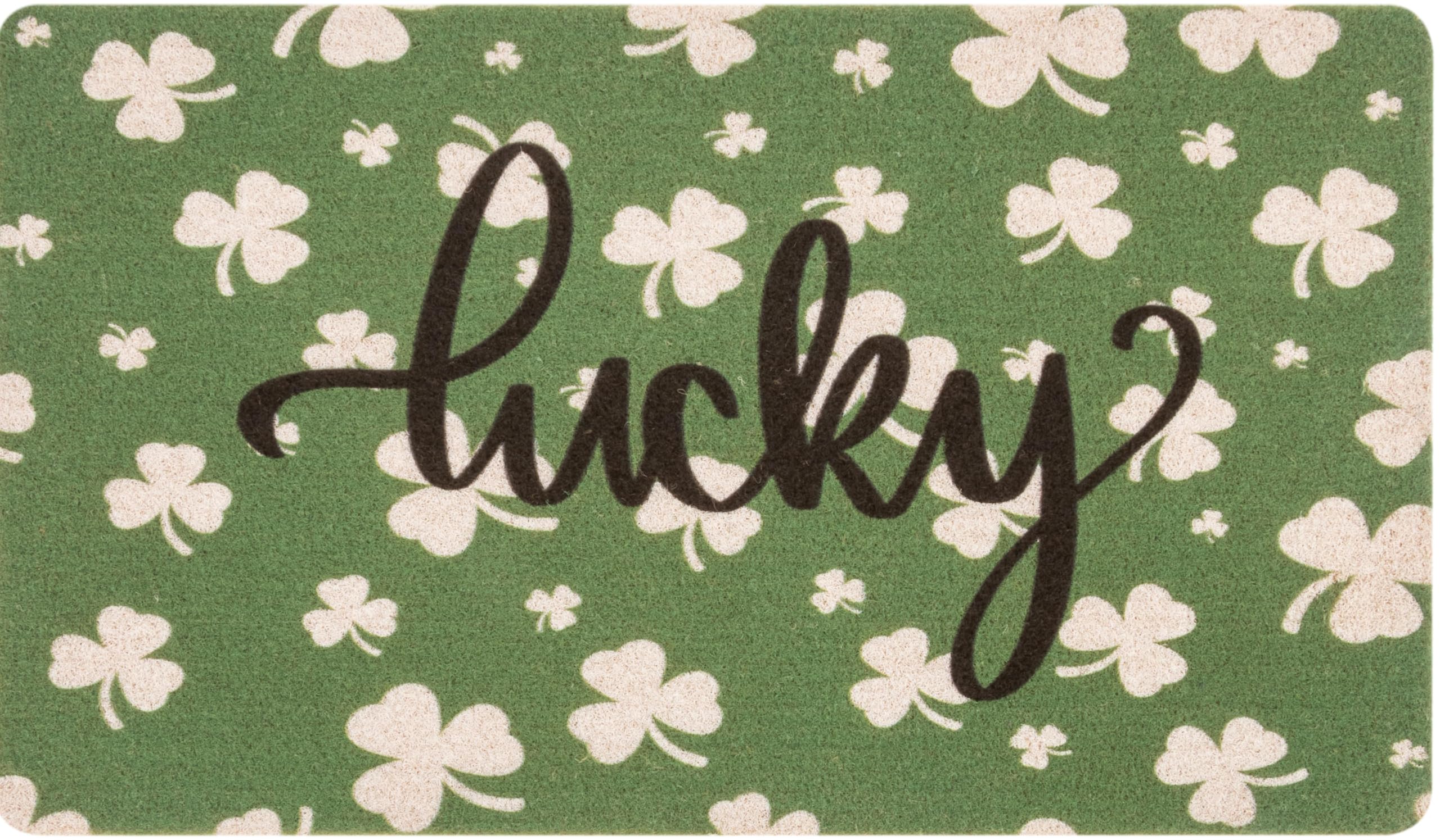 Snapklik.com : St. Patricks Day Clovers Welcome Door Mats Ourdoor-Entrance Shamrocks Coir ...