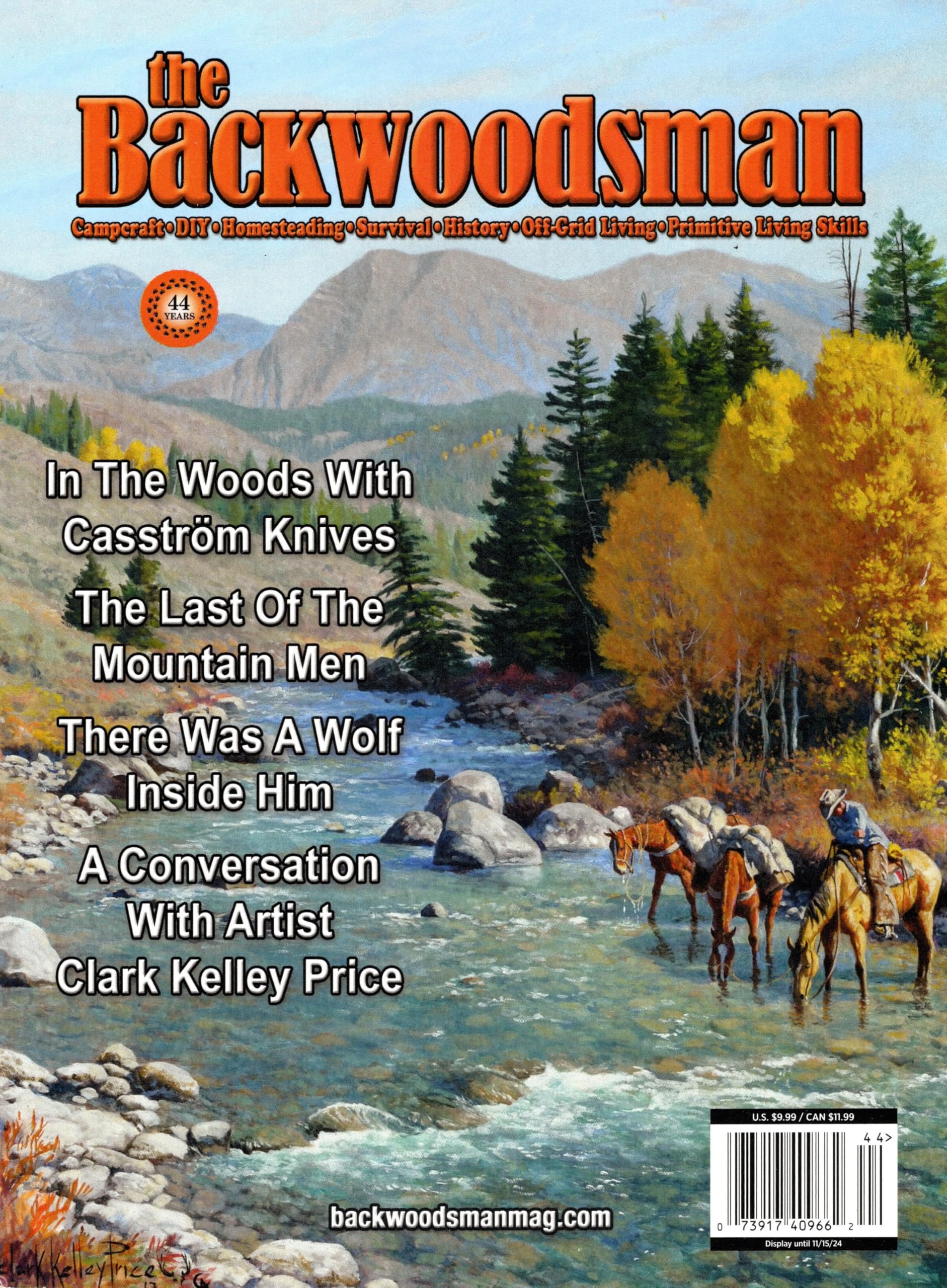 The Backwoodsman Magazine Fall 2024 (The Last Of The Mountain Men ...