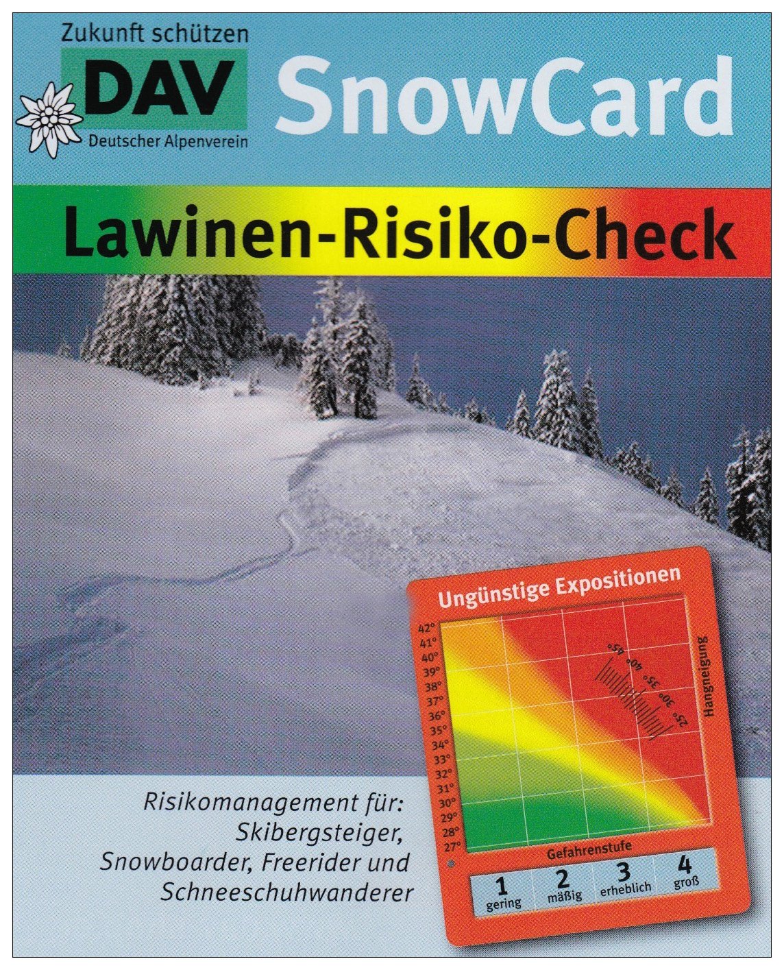 SnowCard: Lawinen-Risiko-Check: Risikomanagement für: Skitourengeher, Snowboarder ...