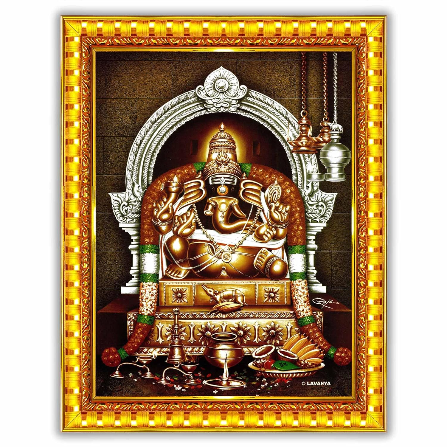 Pavan Photo Laminations Lord Uchi Pillaiyar Vinayagar Ganesha Hanging ...