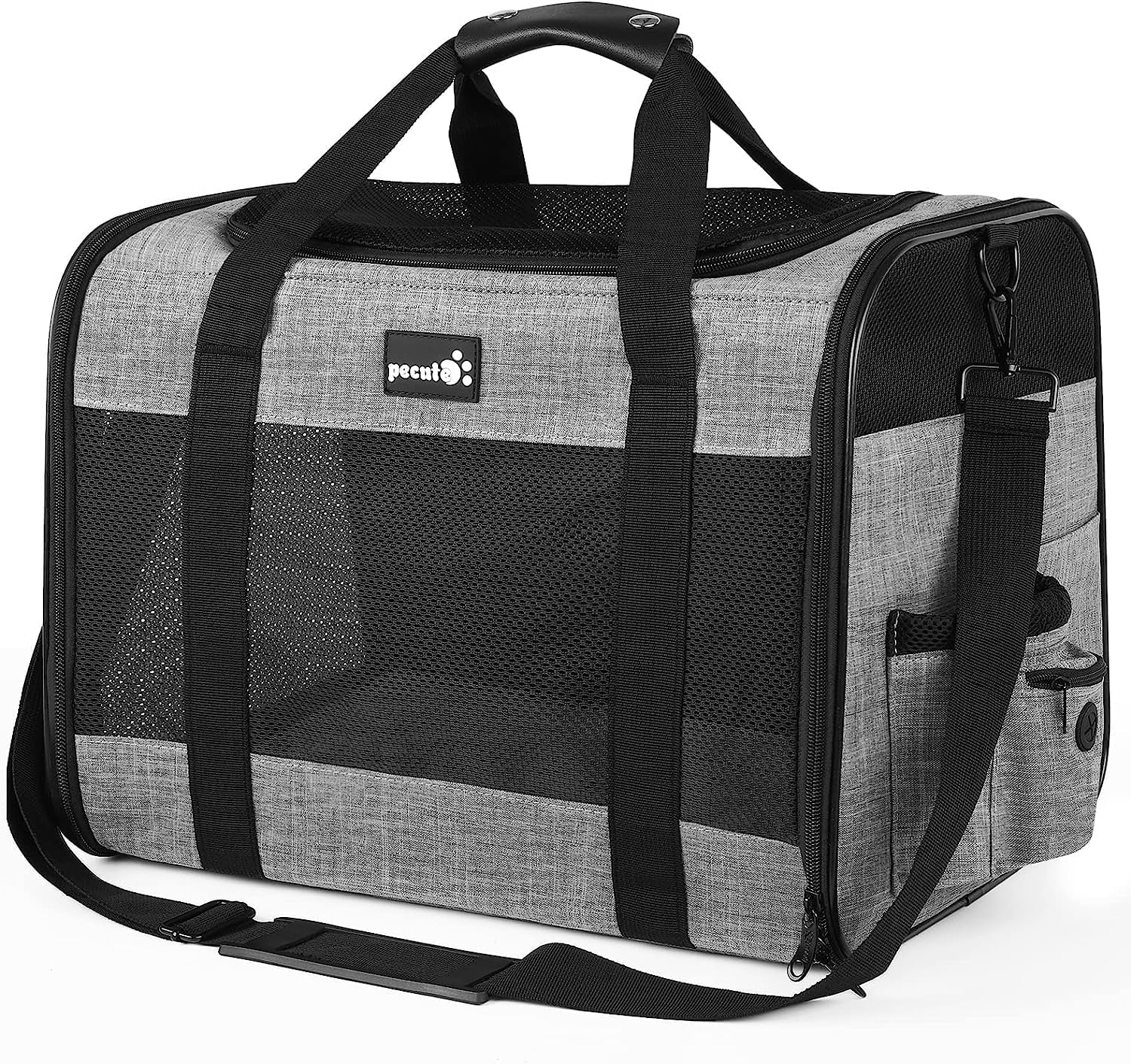 PiuPet® Katzentransportbox I Ideal für Katzen I Stabile Transporttasche ...