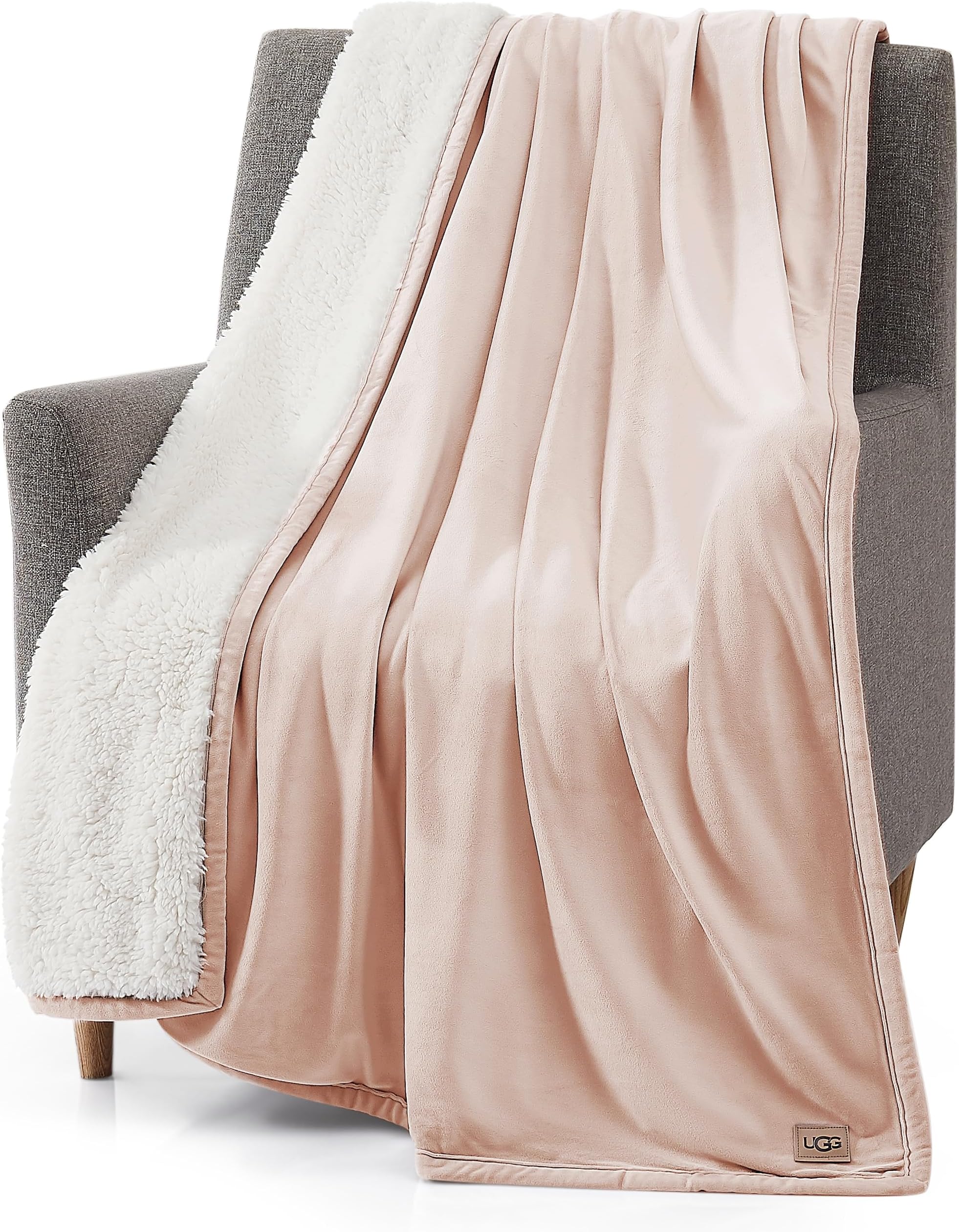 Amazon.com: UGG Lanai Fleece Throw Blanket - Soft and Plush Fleece ...