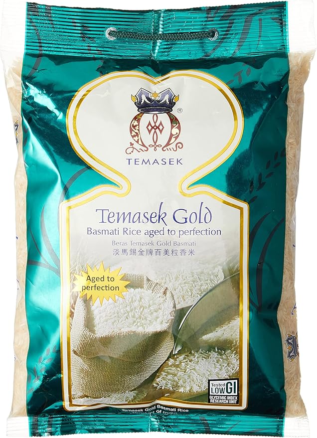 Temasek Gold Basmati Rice, 5kg : Amazon.sg: Grocery