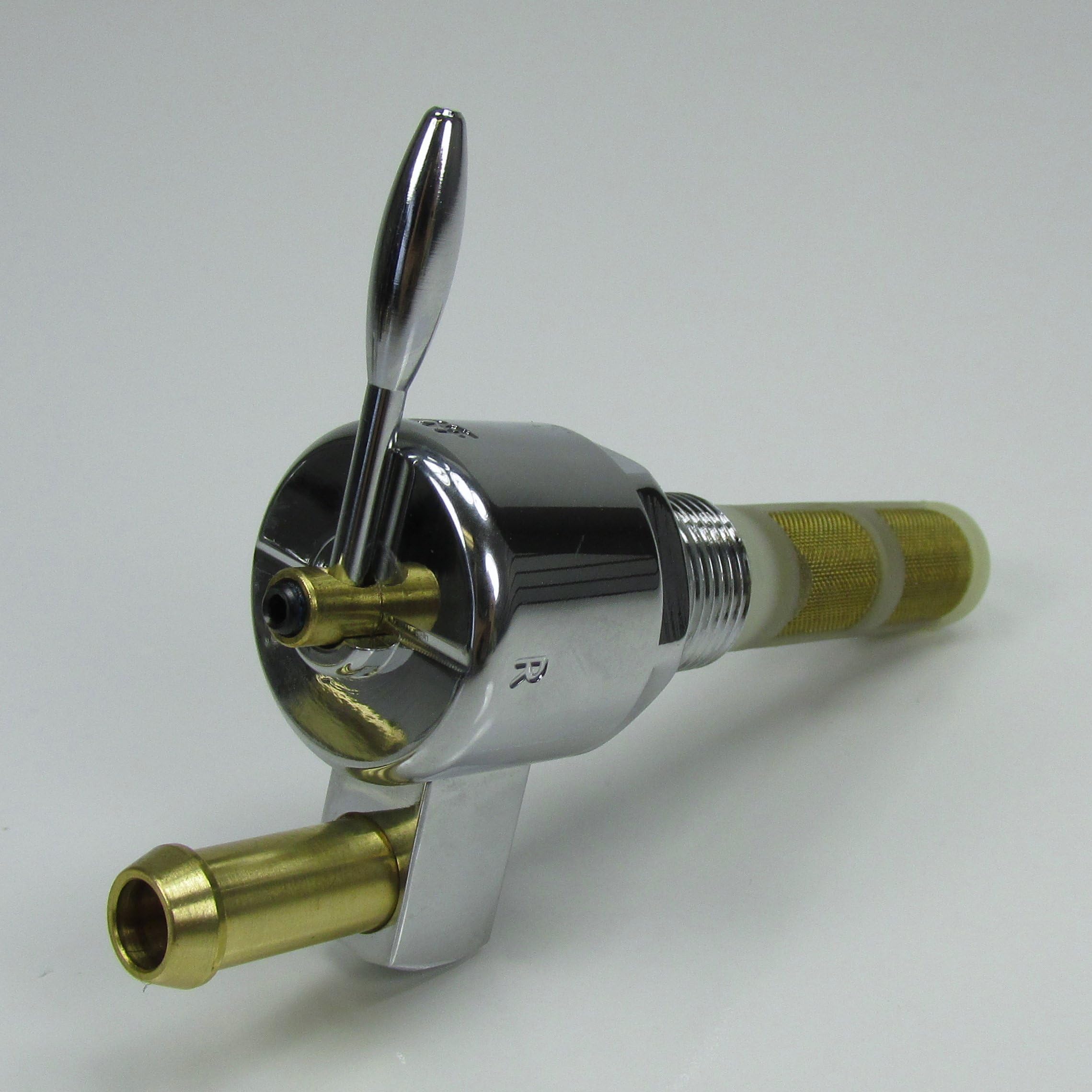 Amazon.com: Brass Motorcycle Hi Flow Faucet Fuel Petcock Needle Valve ...
