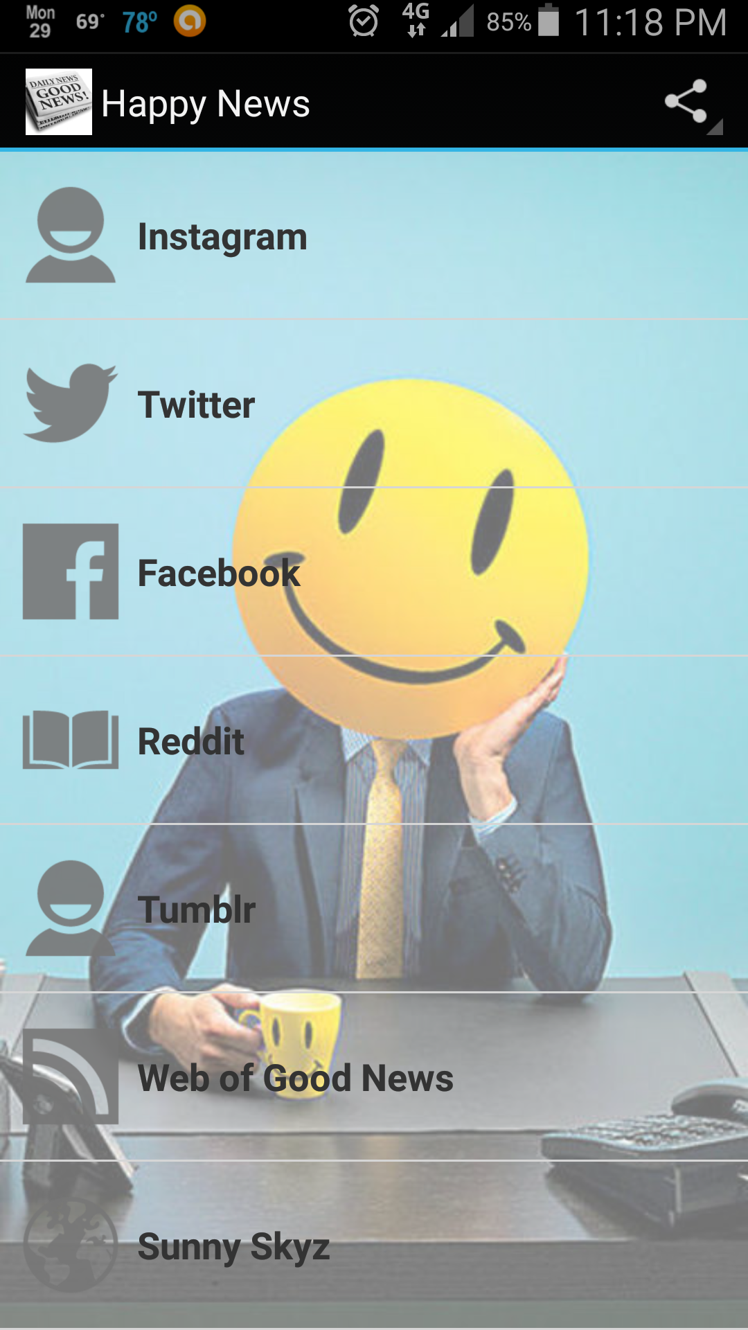 Happy News App - App on Amazon Appstore