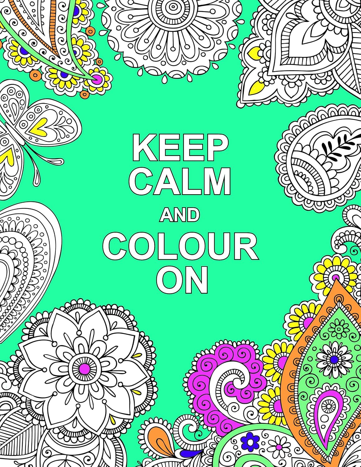 Keep Calm and Colour On (Huck & Pucker Colouring Books): Amazon.co.uk ...