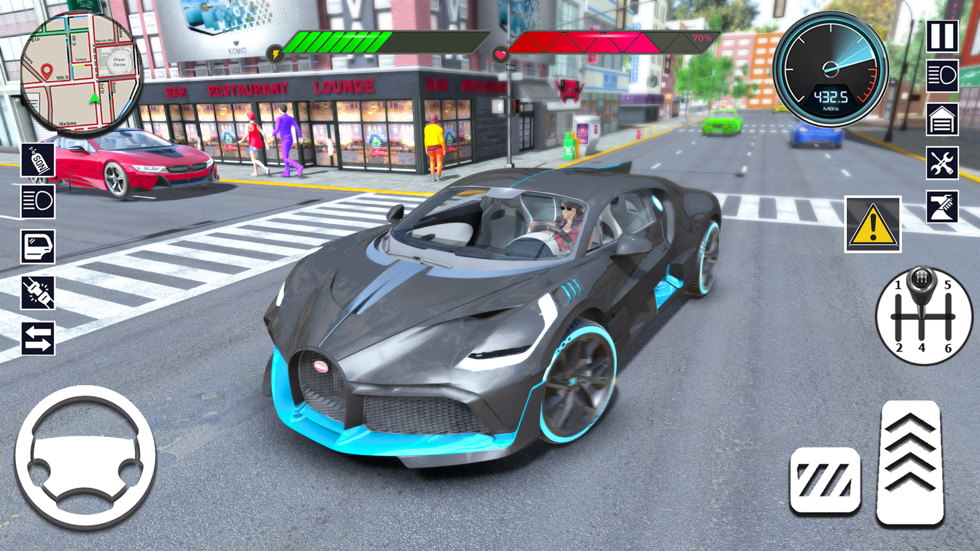 Giochi realistici di simulatore di guida automobilistica: simulatore di ...