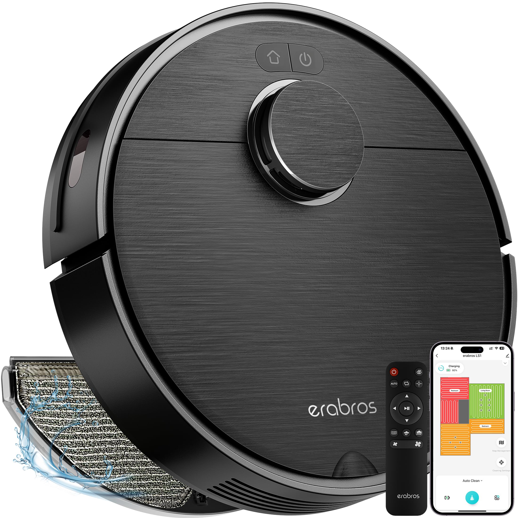 Amazon.com - Robot Vacuum and Mop Combo – Precise LiDAR Navigation ...