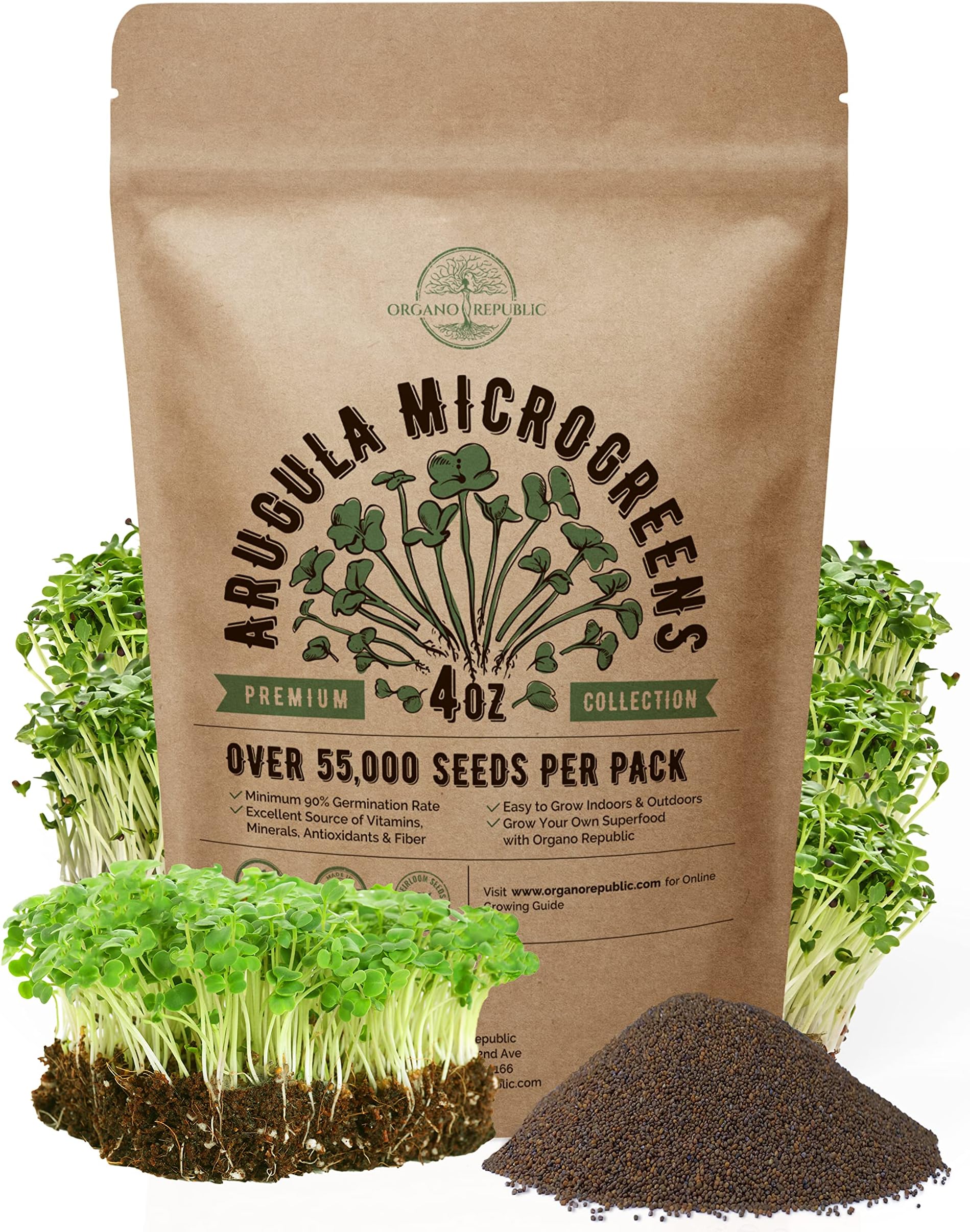 Amazon.com : terrafibre Hemp Growing Mats for Microgreen Seed Sprouting ...