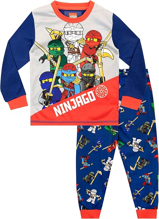 LEGO Boys Ninjago Pyjamas Multicoloured 10-11 Years : Amazon.co.uk ...