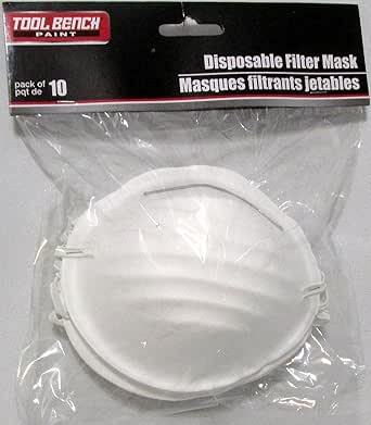Amazon.com: 10pcs Disposable Filter Masks (1 Pack of 10 Pieces ...