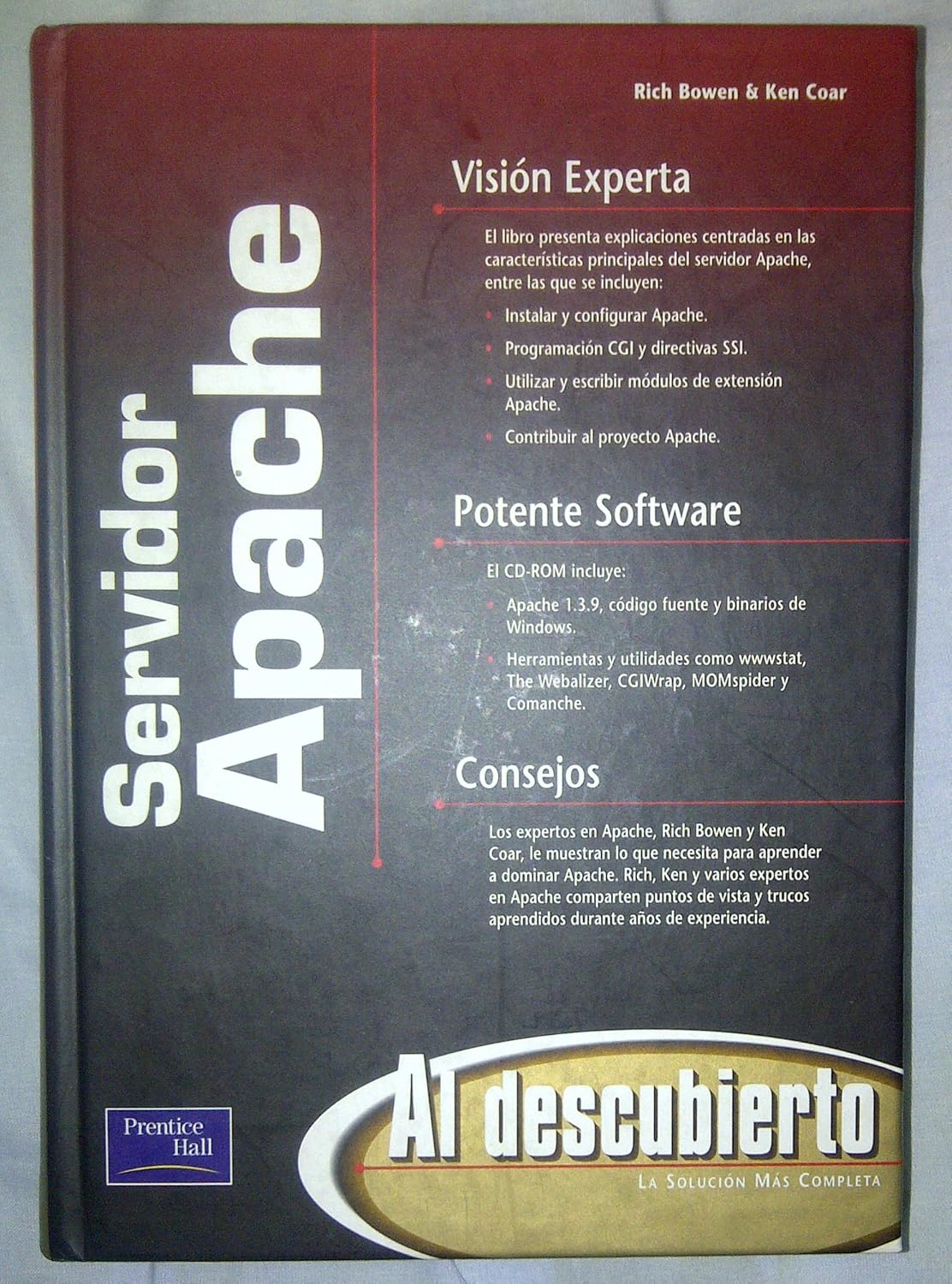 Servidor Apache - Al Descubierto (Spanish Edition): Bowen, Rich, Coar ...