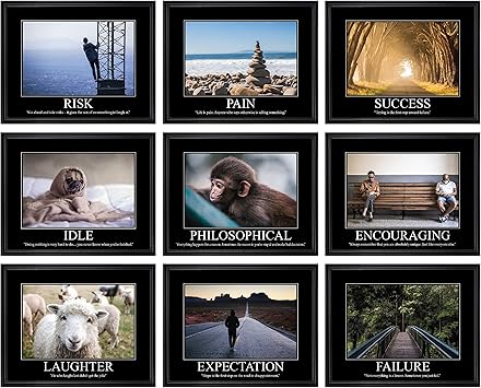 Amazon.com: 97 DECOR Funny Demotivational Poster for Office - Sarcastic ...