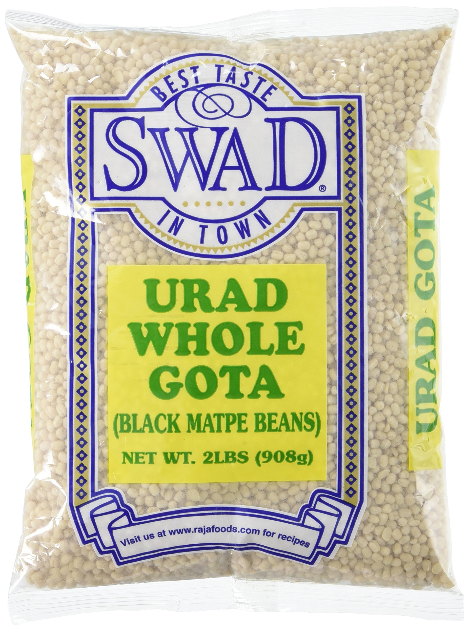 Amazon.com : Great Bazaar Swad Urad Whole Dal, White, 2 Pound : Grocery ...