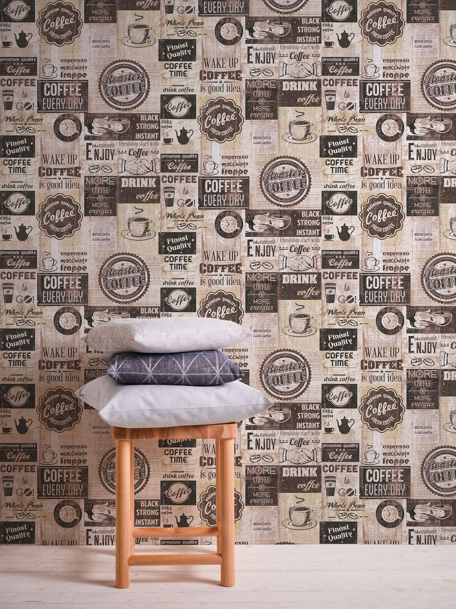 Vintage Kitchen Wallpaper Pattern Retro Kitchen Wallpaper Peel And