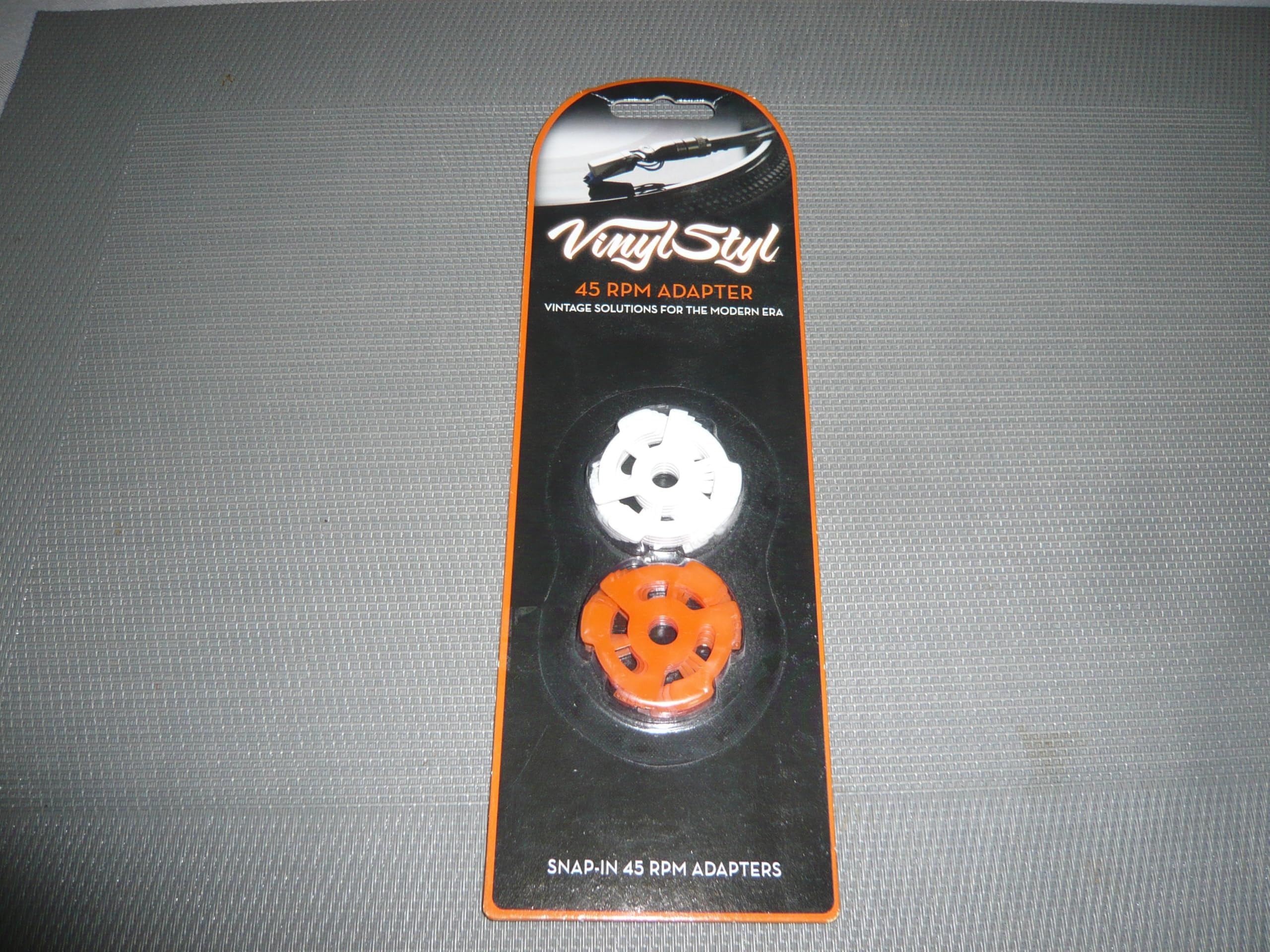 Amazon.com: Vinyl Styl 7 inch 45 RPM Vinyl Record Adapter - Snap in ...