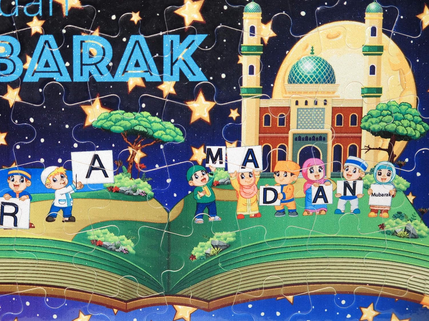 Amazon.com: Ramadan puzzle, Eid Puzzle, Muslim Kids gift, رمضان ...