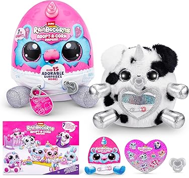 Amazon.com: Adopt-A-Corn Surprise (Dalmatian) by ZURU Plush Toy ...