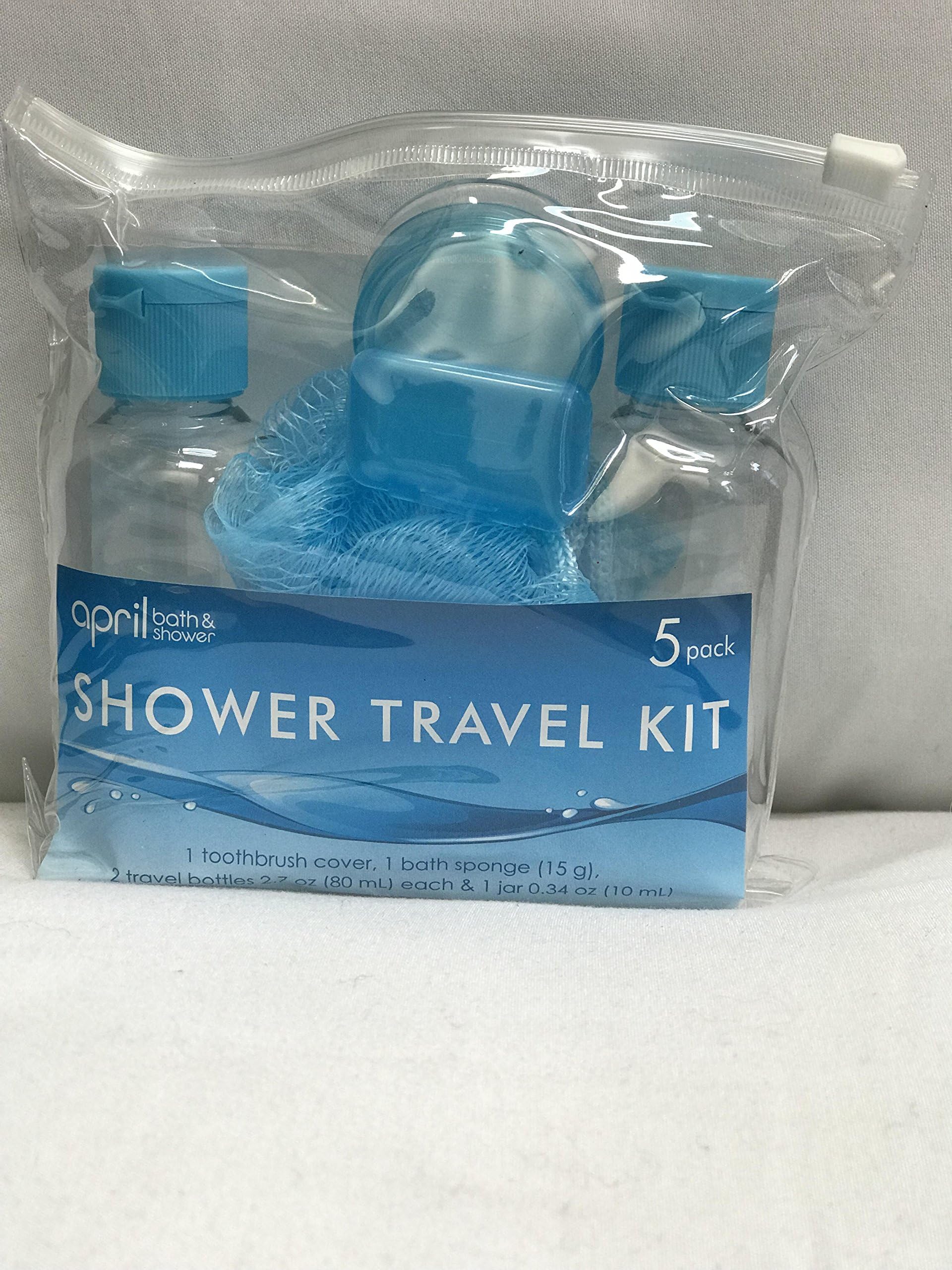 Amazon.com : April Bath and Shower, Shower Travel Kit 5 pack, Multiple ...