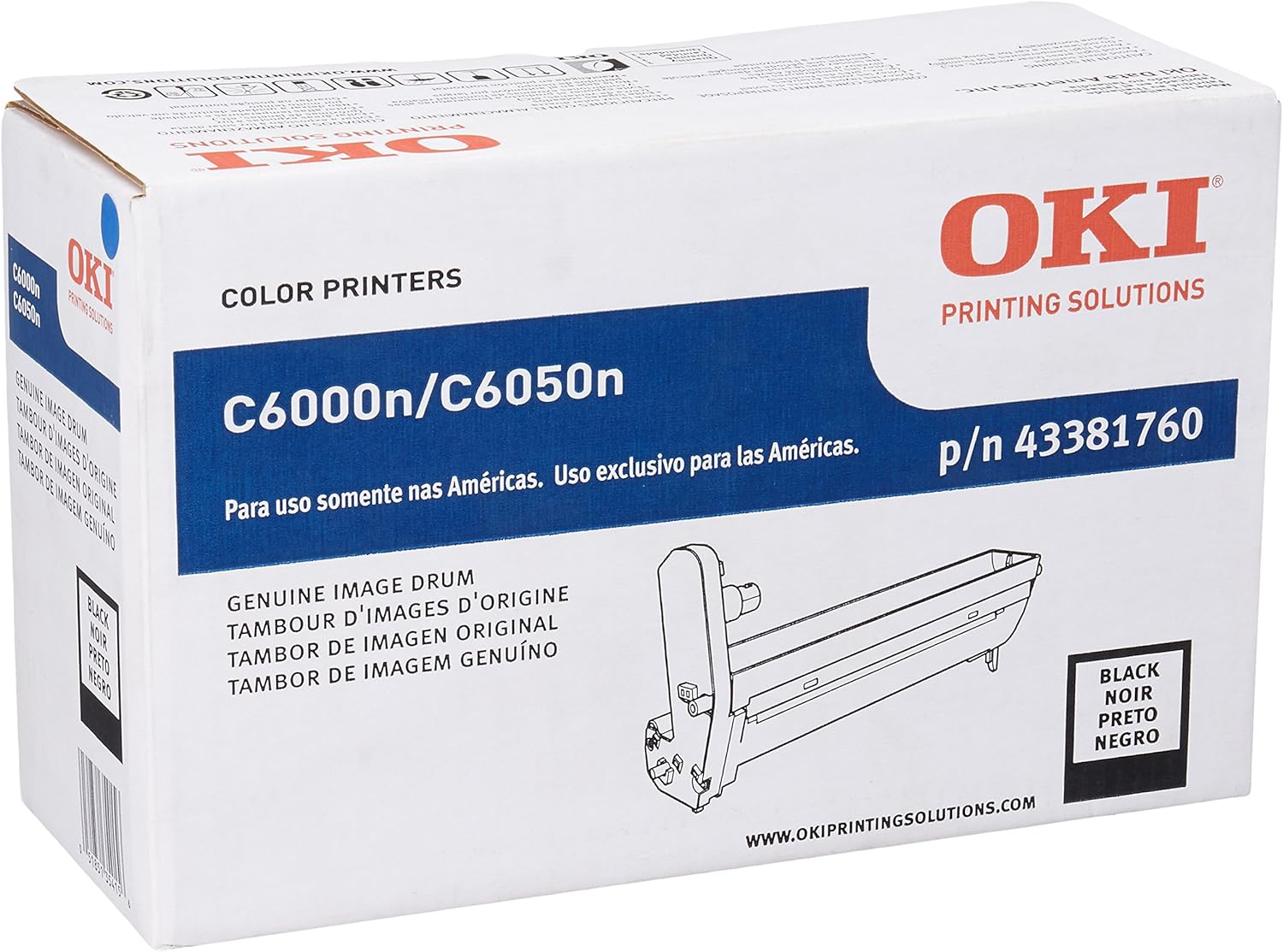 Oki Drum 20.000 Seiten Drum Drucker – C6000 N/C6000DN Drucker Ständer ...