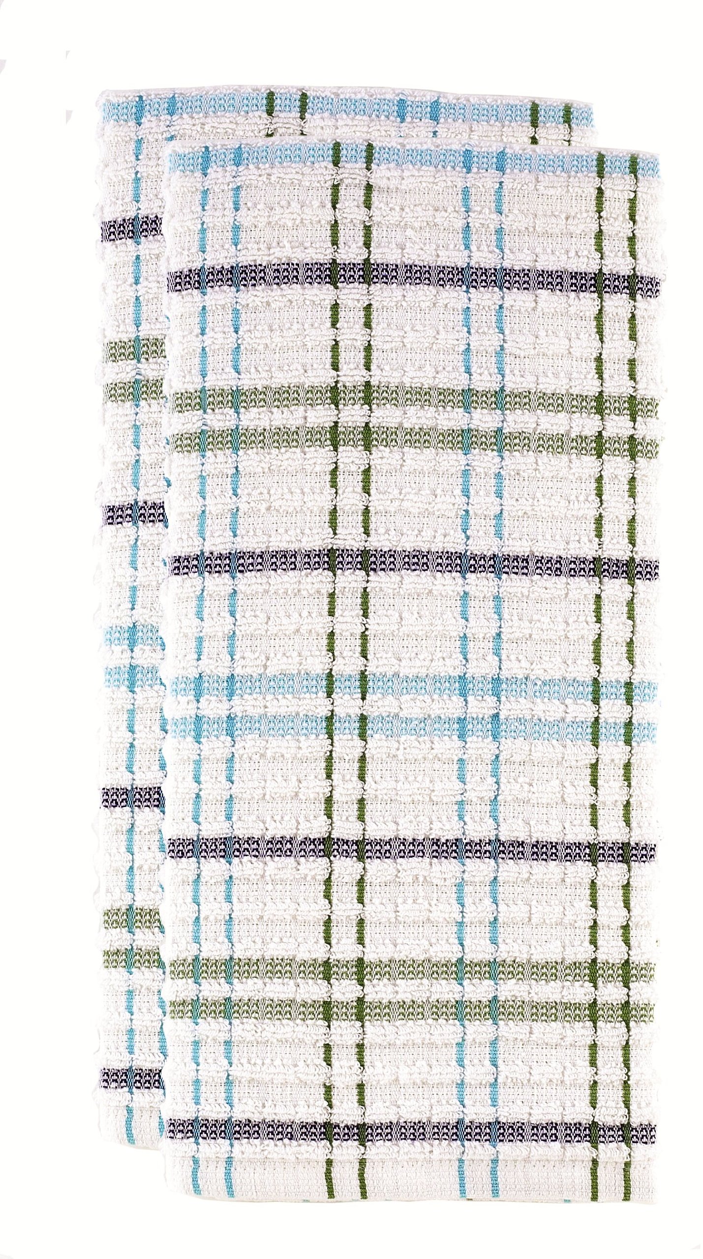 Snapklik.com : Ritz Royale Collection Check Kitchen Dish Towel Set