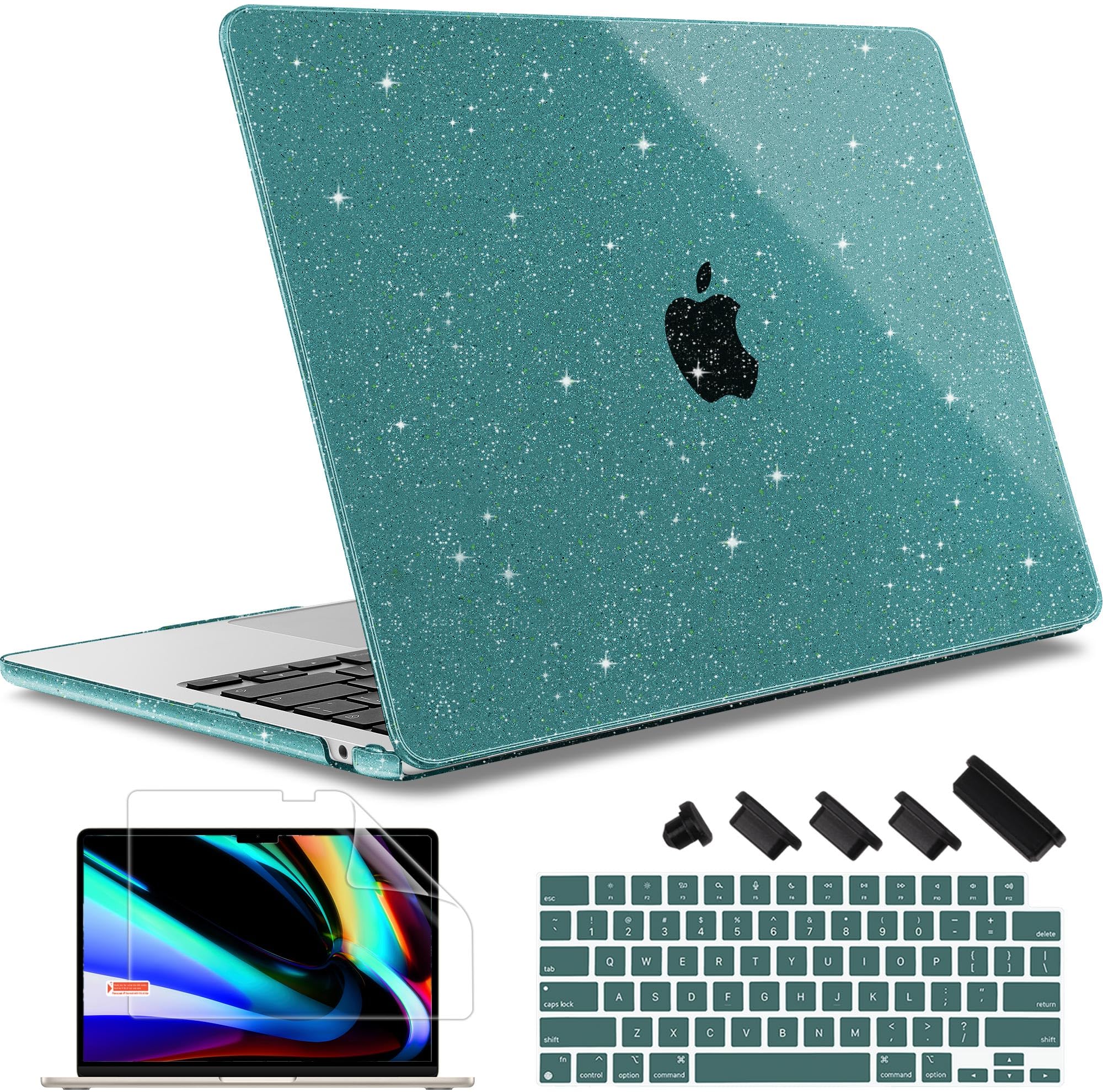 Amazon.com: May Chen Compatible with M3 MacBook Air 13.6 inch Case 2022 ...