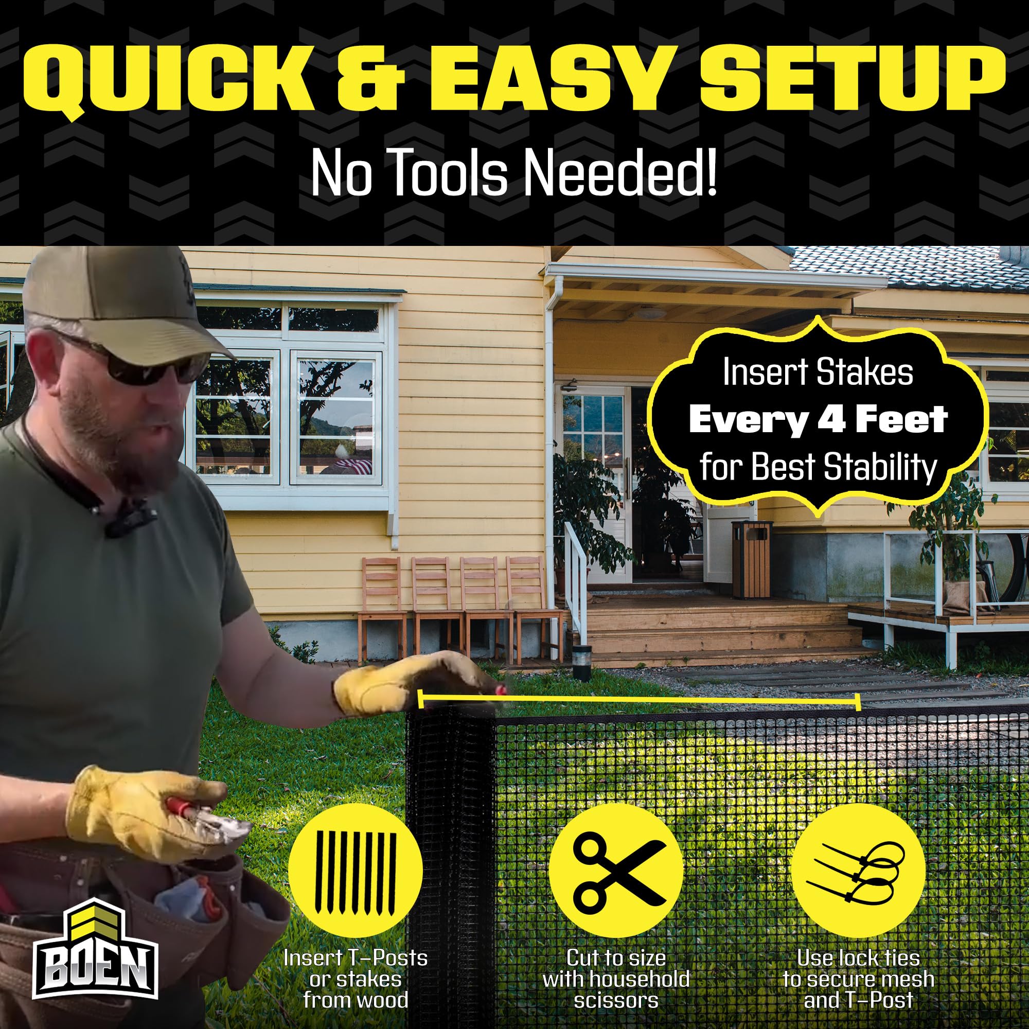 Snapklik.com : BOEN Plastic Mesh Hardware Netting, Tree Guard Barrier ...