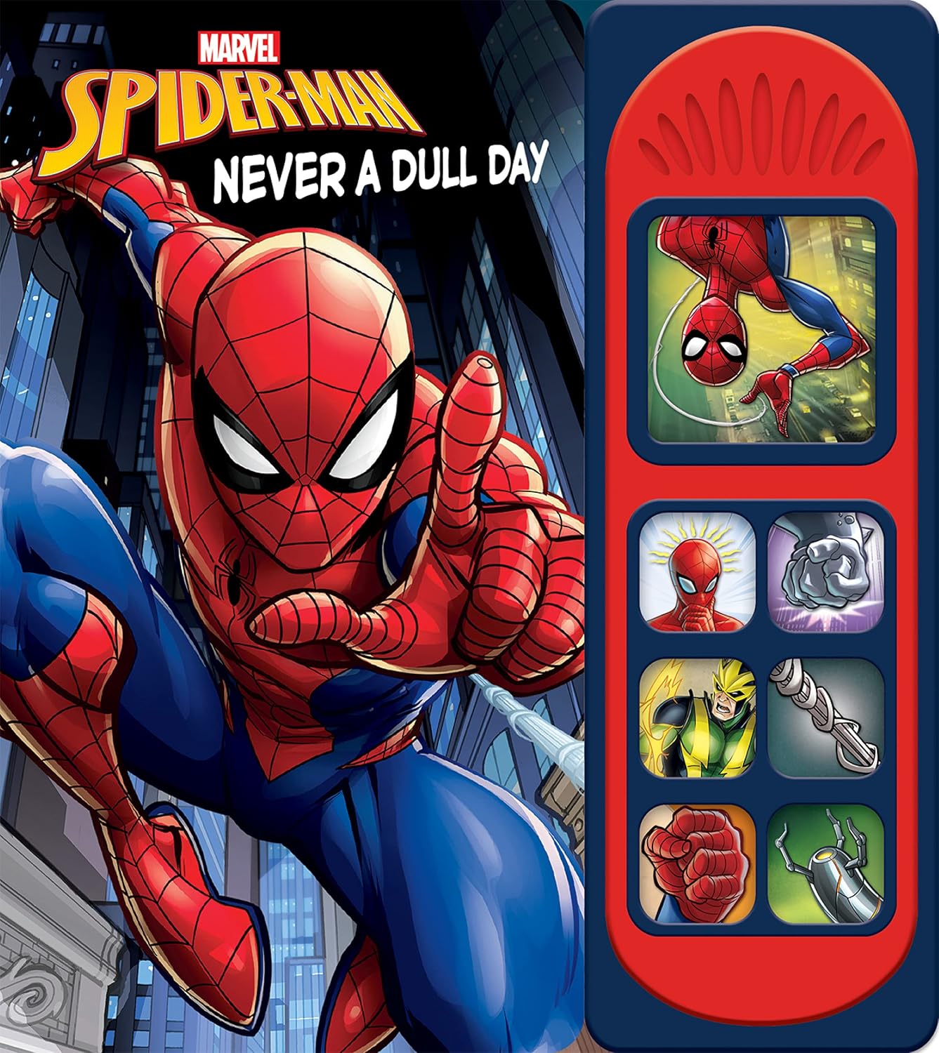 Marvel Spider-man - Never a Dull Day Sound Book - PI Kids (Play-A-Sound ...