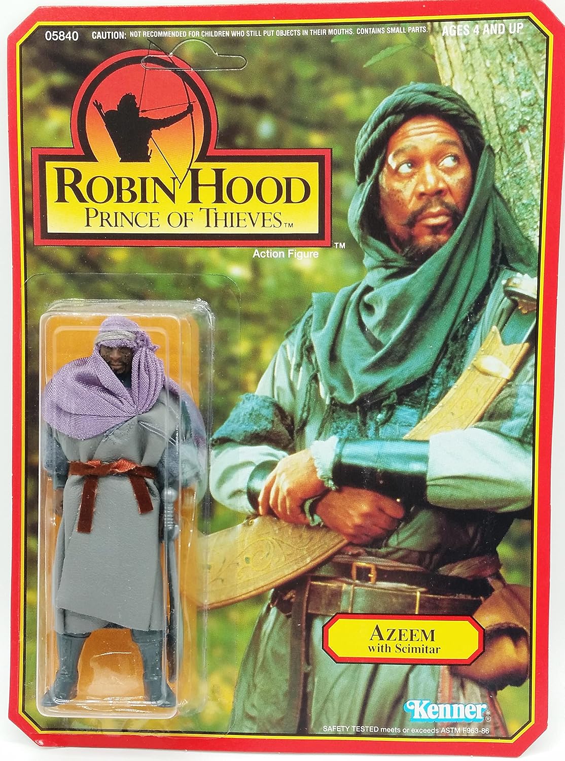 Amazon.com: Kenner Robin Hood Prince of Thieves Azeem with Scimitar ...