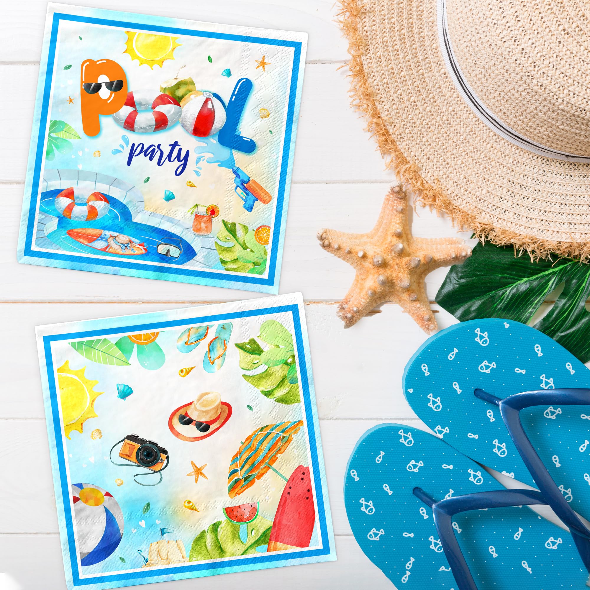 Snapklik.com : Pool Party-napkins 40Pcs