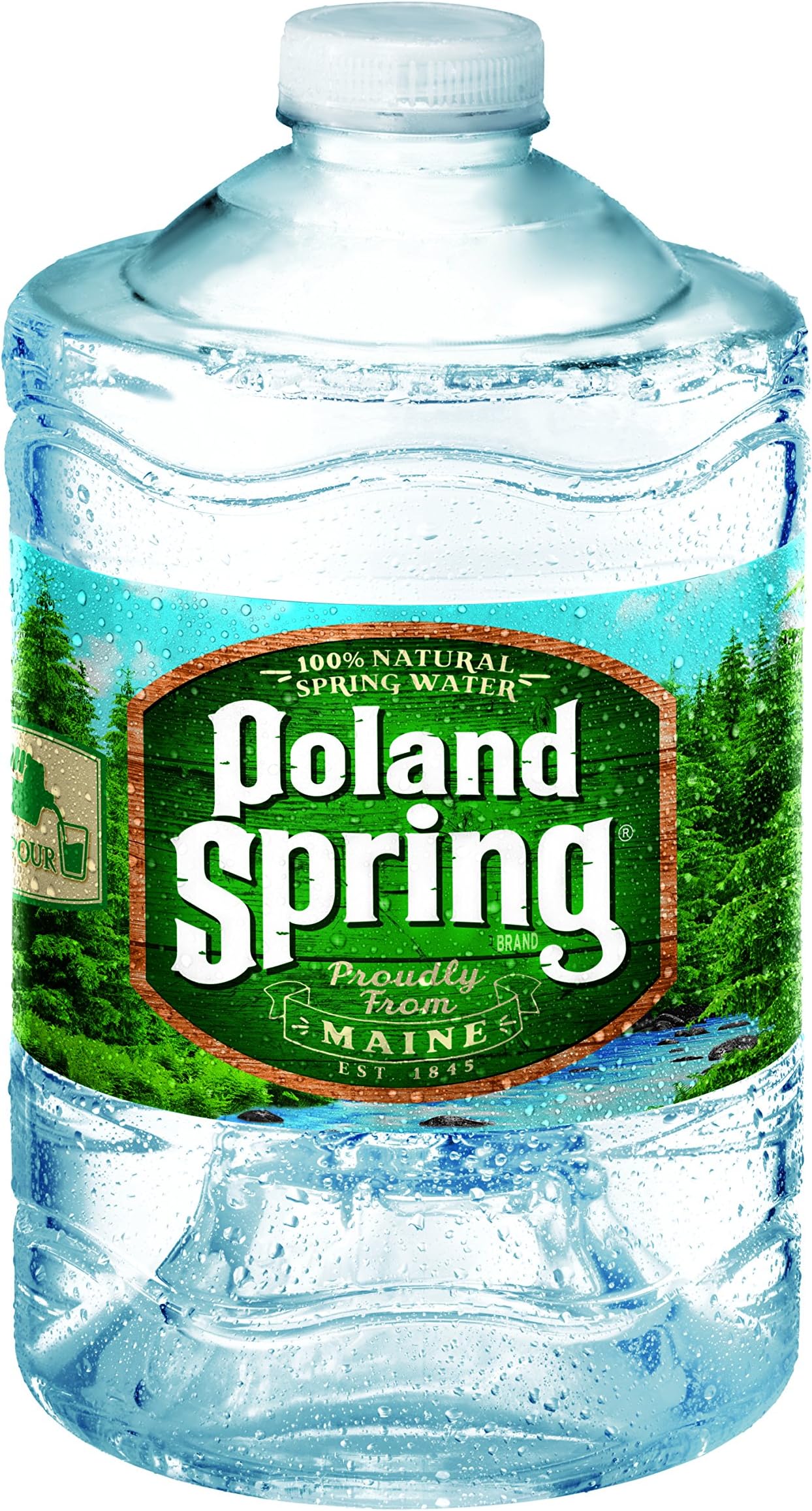 Amazon.com : Poland Spring 100% Natural Spring Water, 101.4-ounce ...