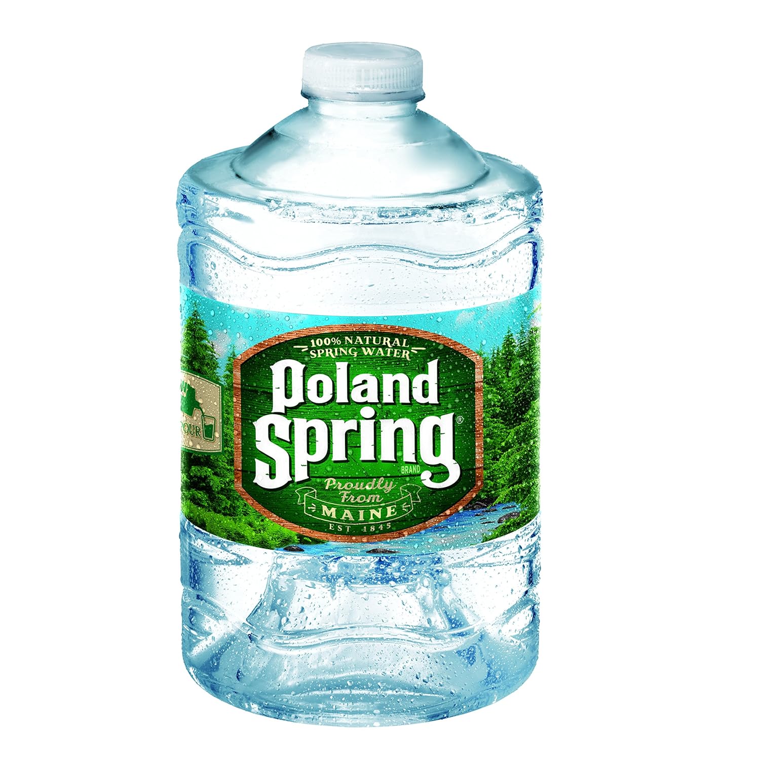 Amazon.com : Poland Spring 100% Natural Spring Water, 101.4-ounce ...