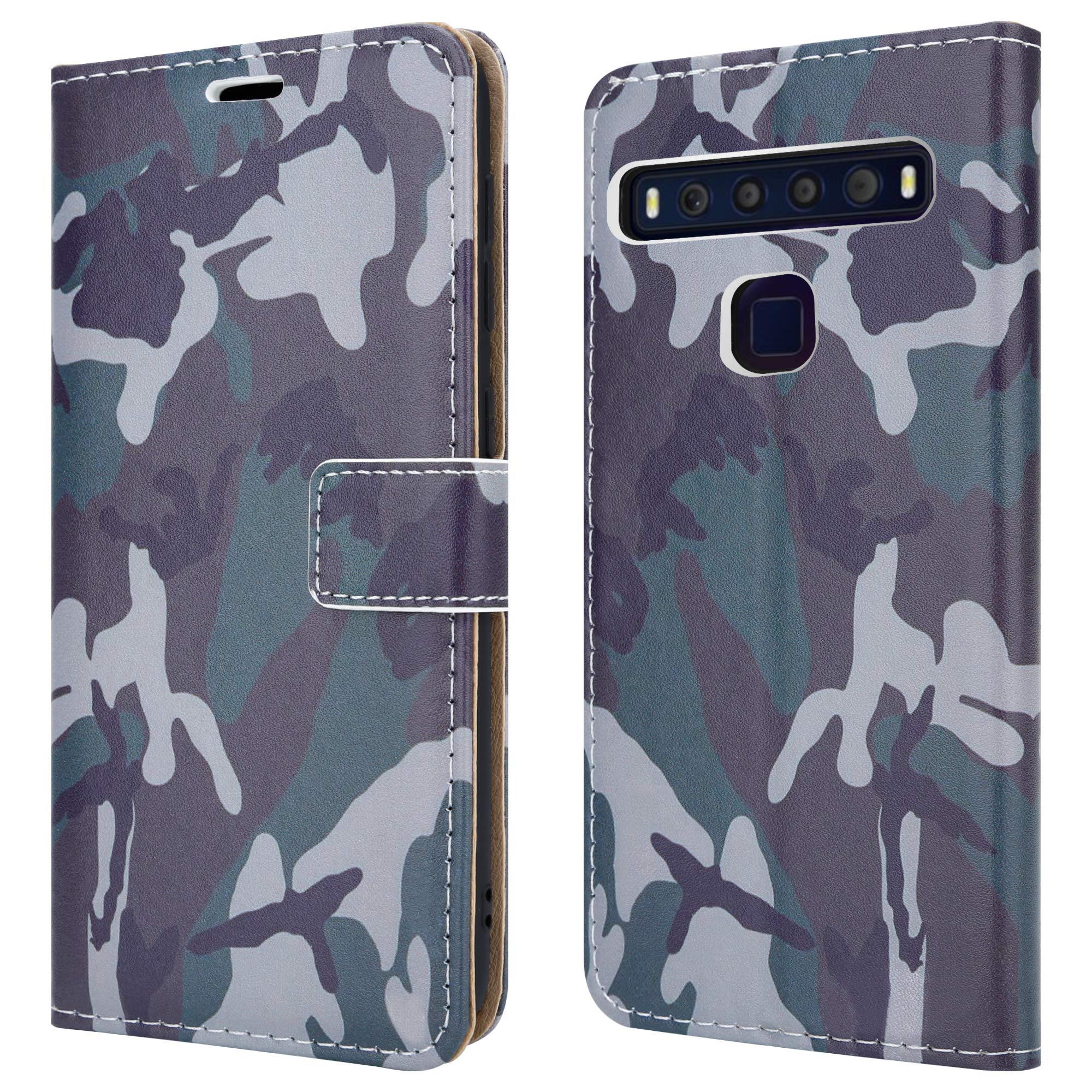 For TCL 305 306 403 405 40 SE 40R Case Leather Wallet Phone Cover ...