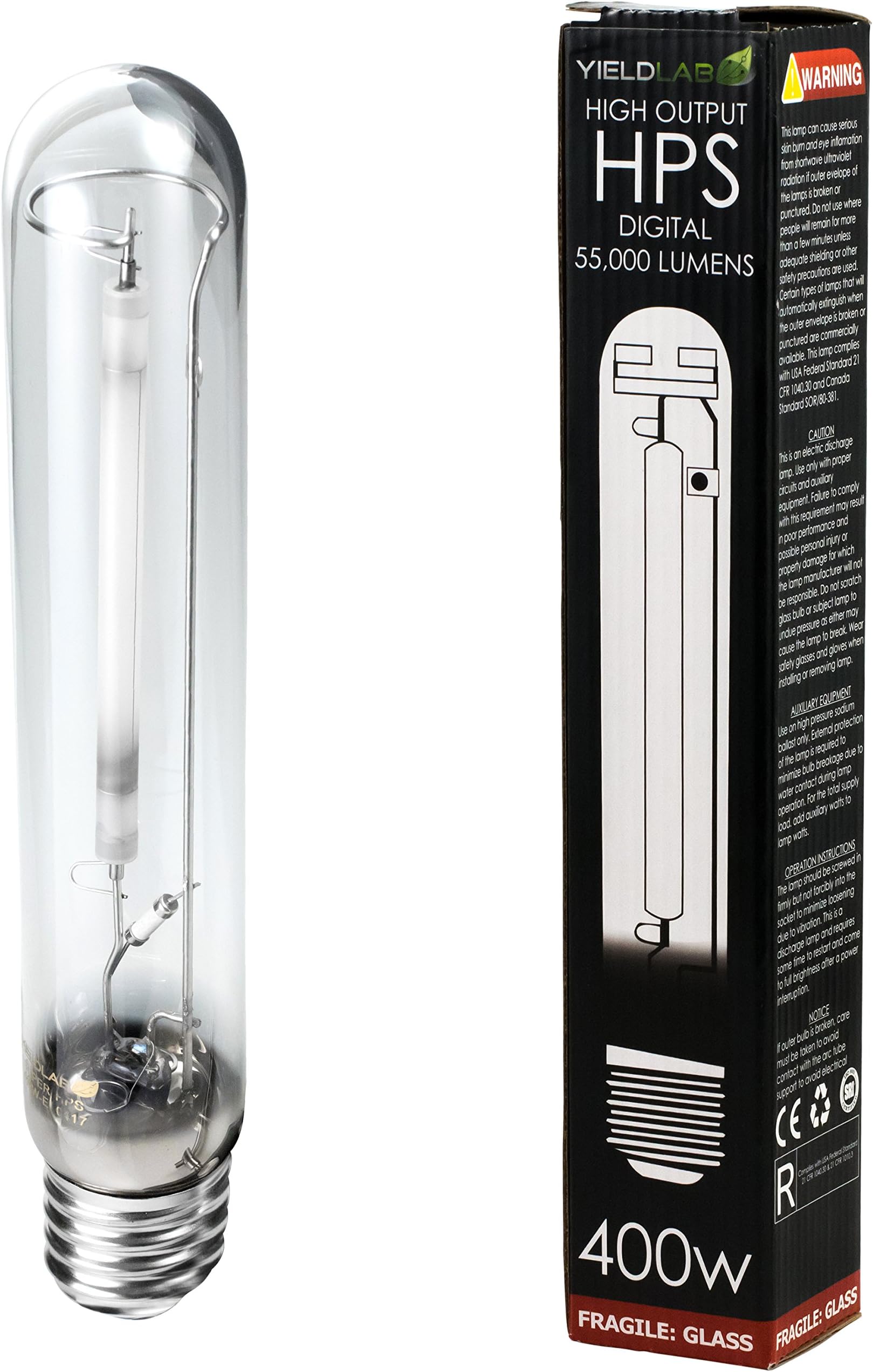 Amazon.com: Yield Lab 400w High Pressure Sodium (HPS) Digital HID Grow ...