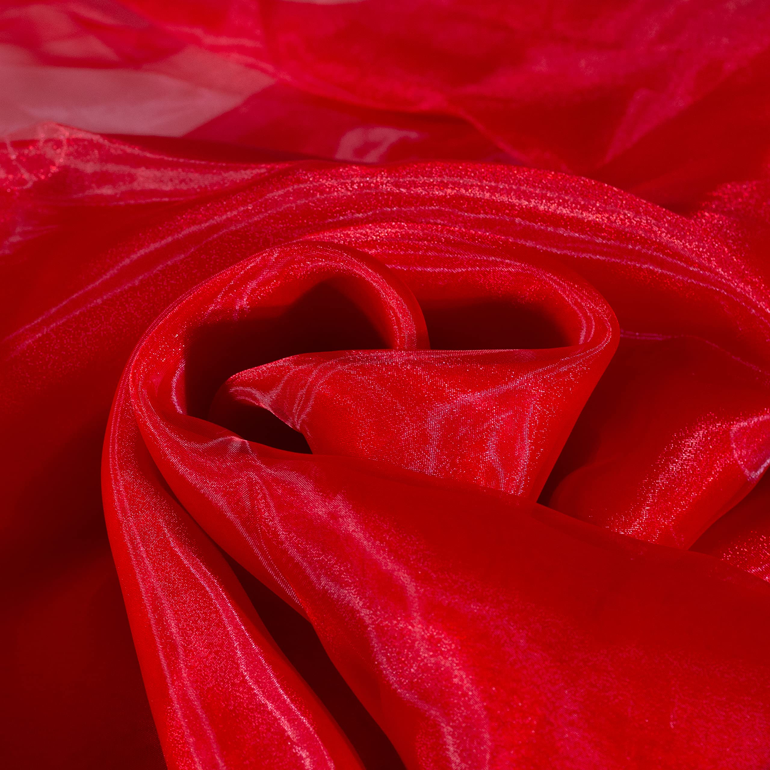 Amazon.com: Fynite Sheer Organza Fabric | 10 Yards Long | 44" Wide ...