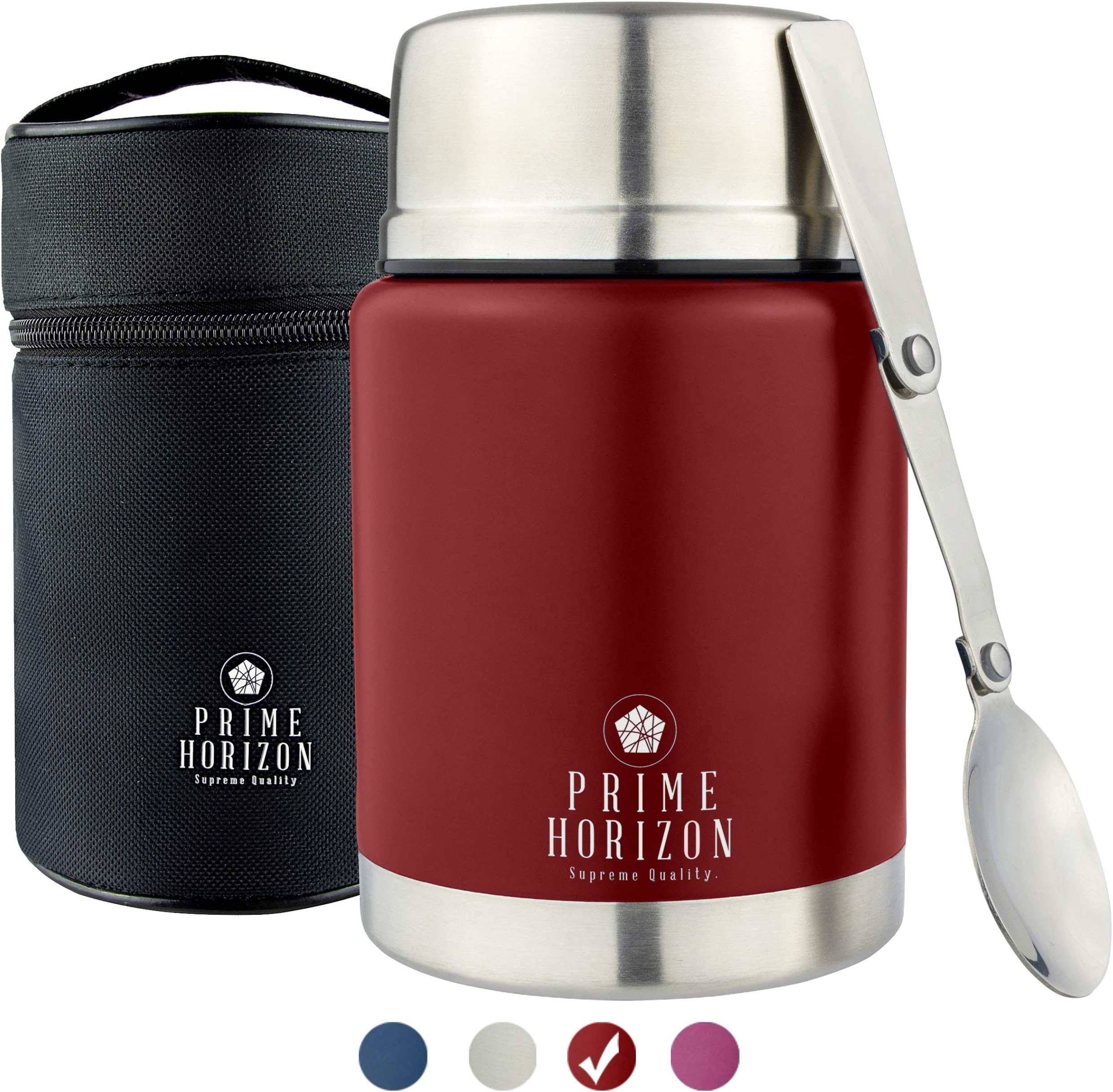 BUILT Food Flask, Vacuum Insulated Food Flask for Hot and Cold Foods ...