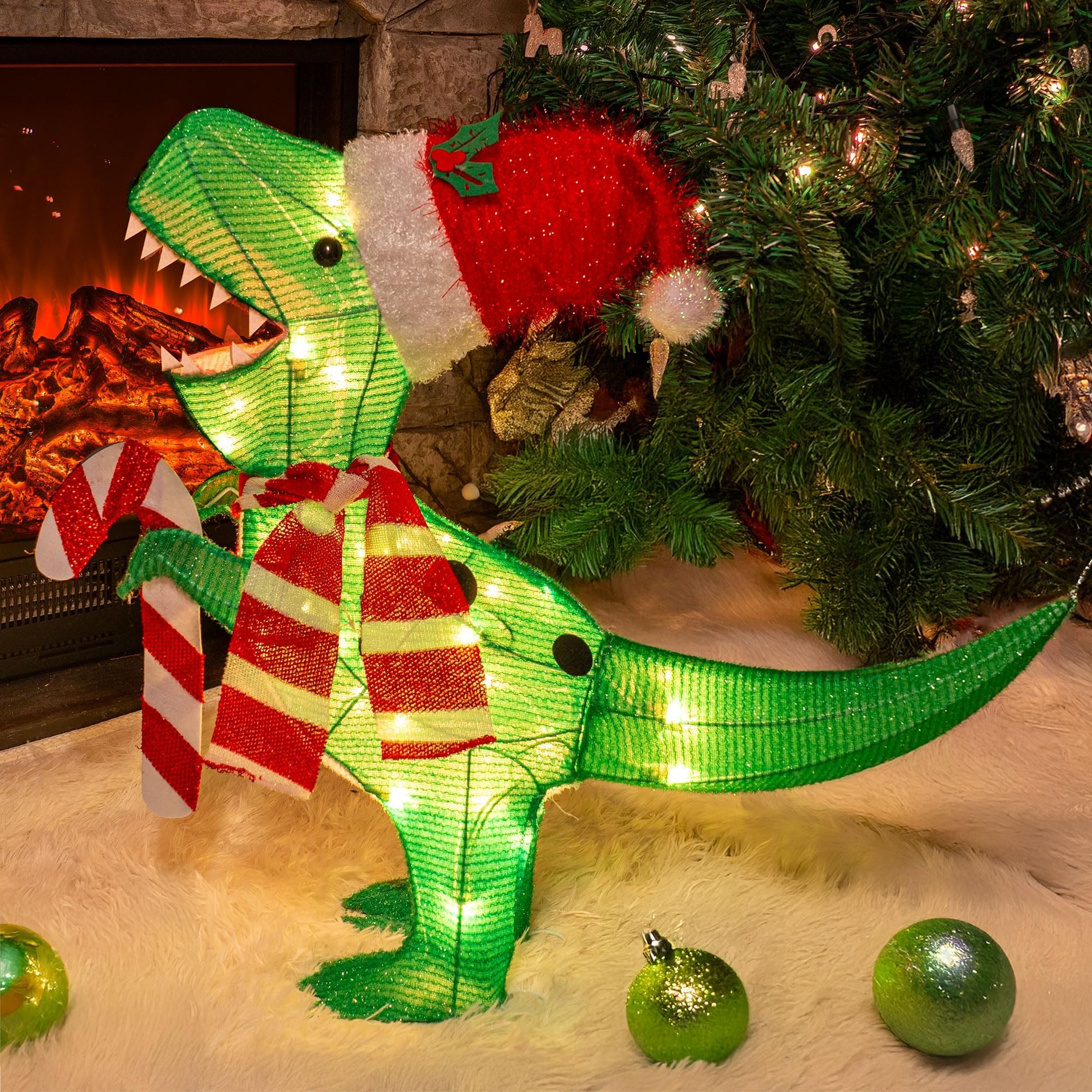 Amazon.com: Dazzle Bright 3D 20in Lighted Christmas Fox, Christmas ...